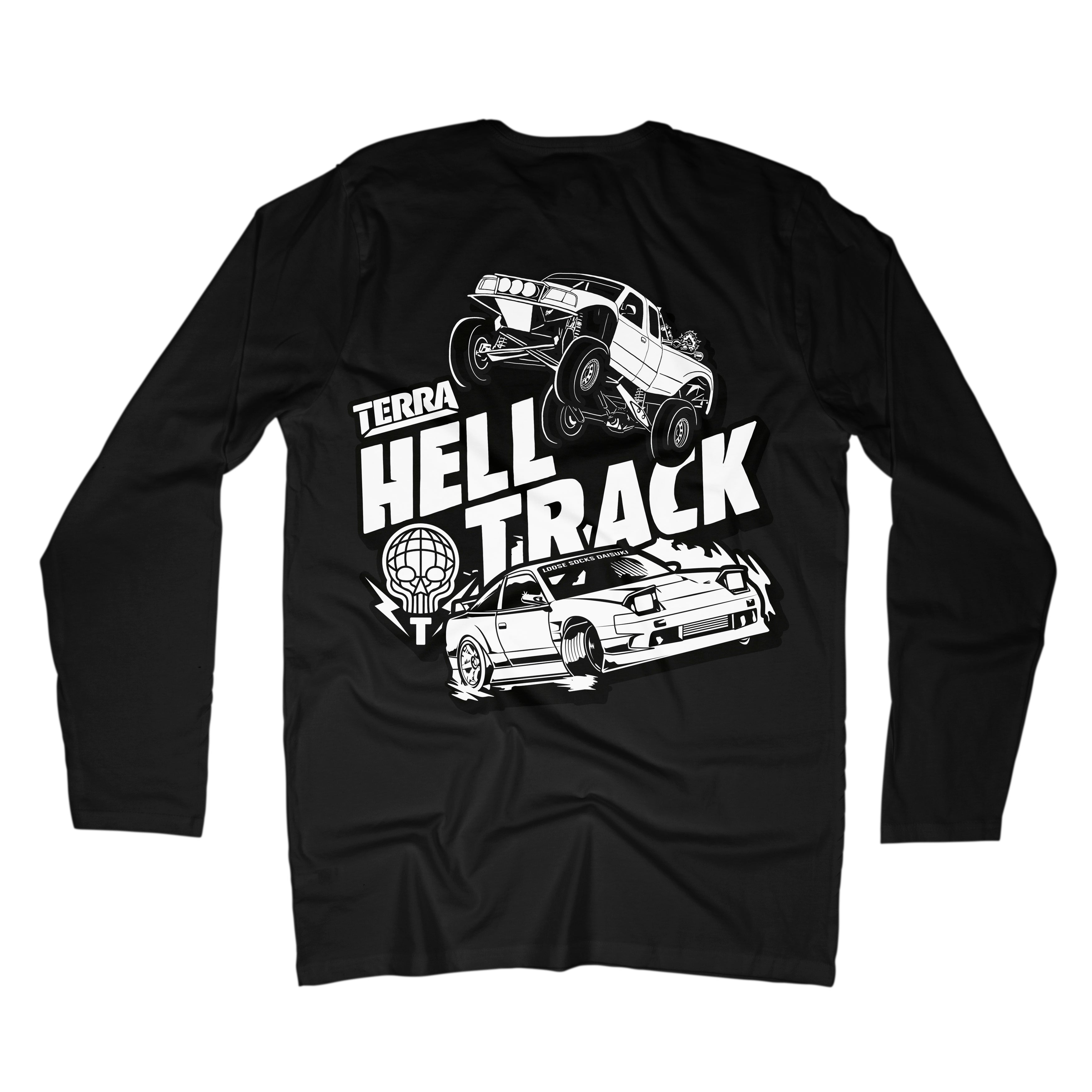 HELL TRACK - BLACK LONG SLEEVE – Terra Crew